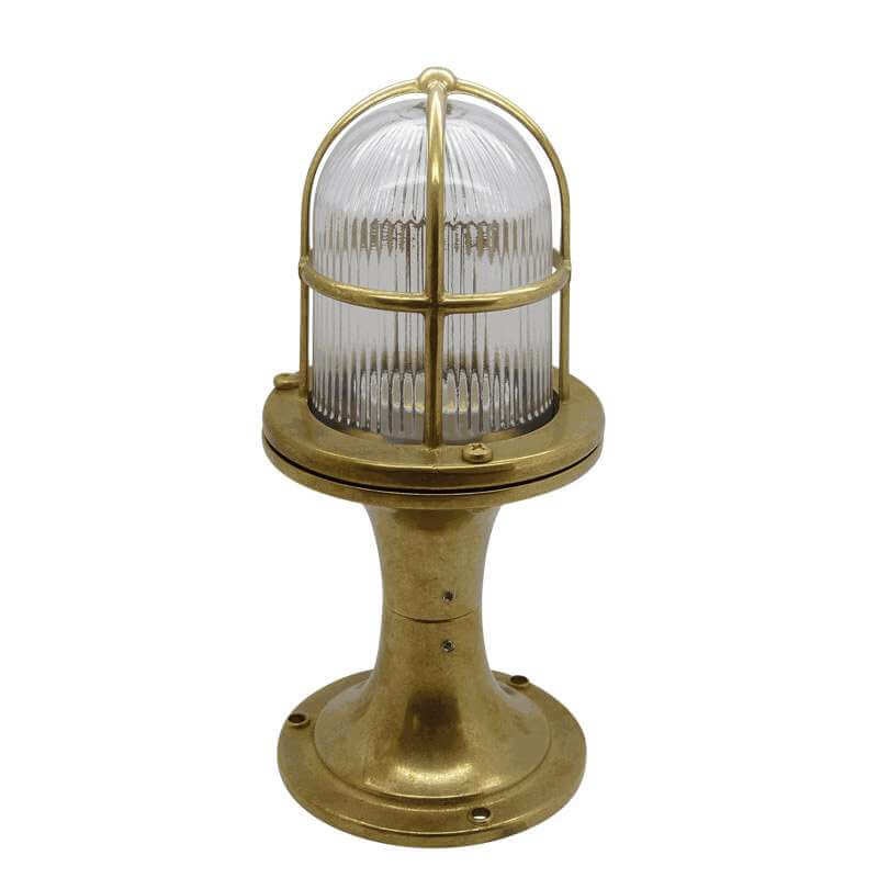 Navigator Post Light Small Raw Brass - Broughtons Lighting & Ironmongery