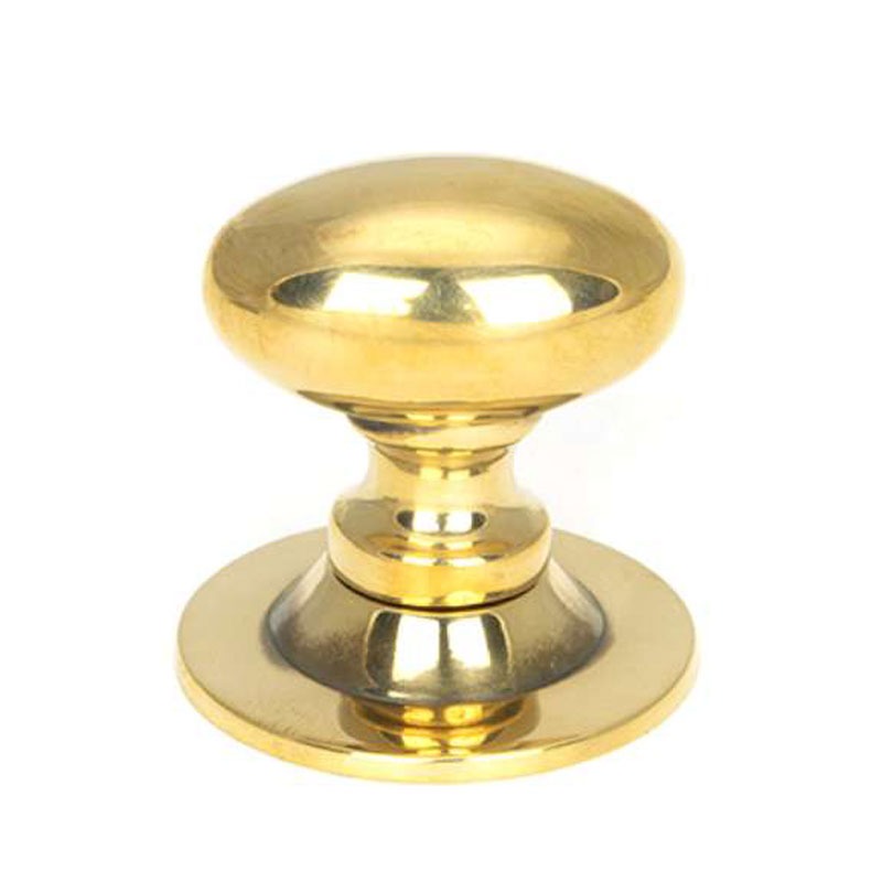 From The Anvil Oval Cabinet Knob Aged Brass Large - Broughtons Lighting & Ironmongery