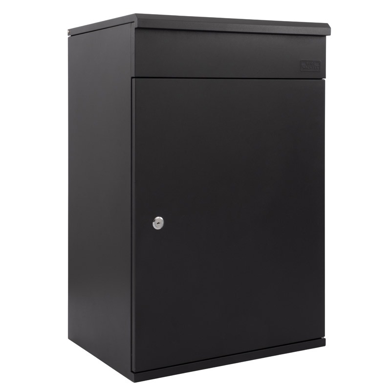 Parcel Box Black Galvanised Steel - Broughtons Lighting & Ironmongery