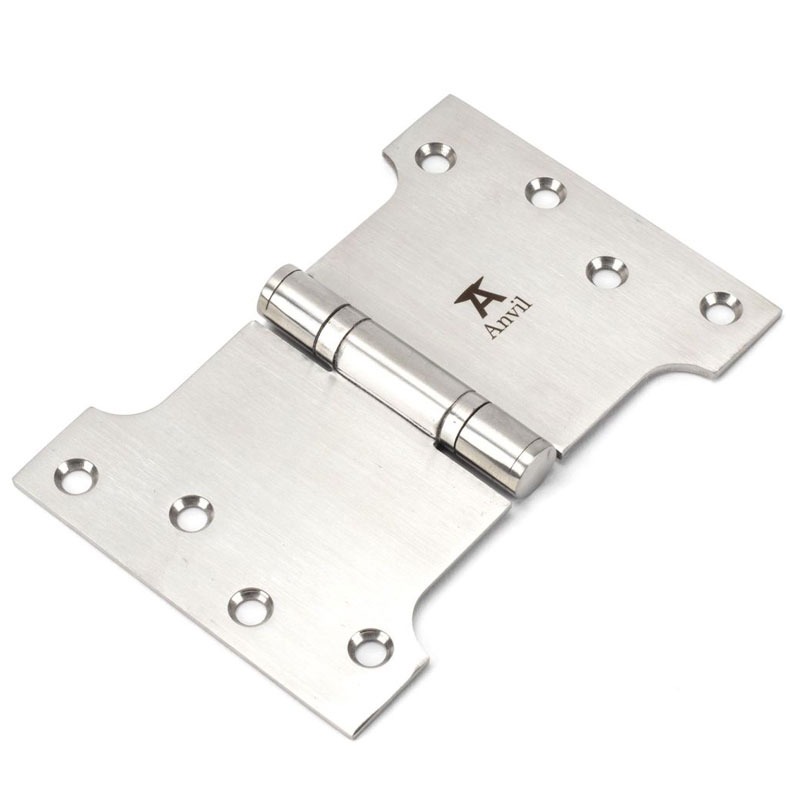 From The Anvil Parliament Hinges 4" x 4" x 6" Satin Stainless Steel ...
