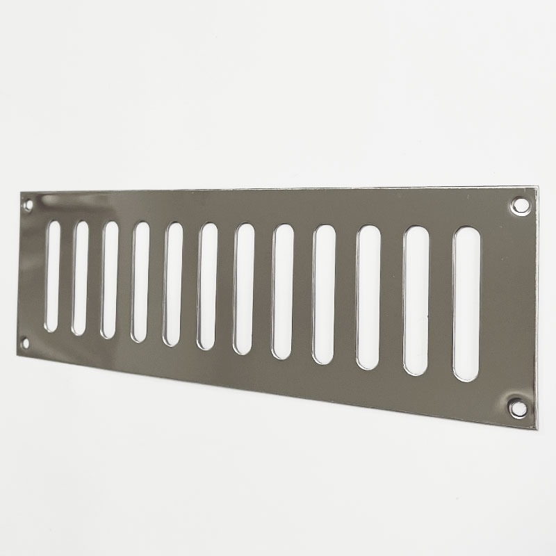 Plain Slotted Air Vent Cover 9" x 3" Polished Stainless Steel ...