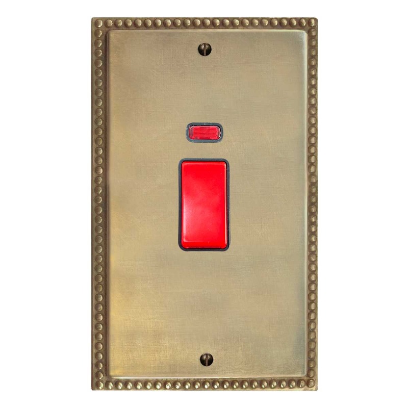 Regency Vertical Cooker Switch Antique Satin Brass - Broughtons ...