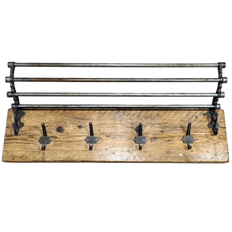 Luggage Carriage Rack with Rods & Brackets Antique Iron - Broughtons ...