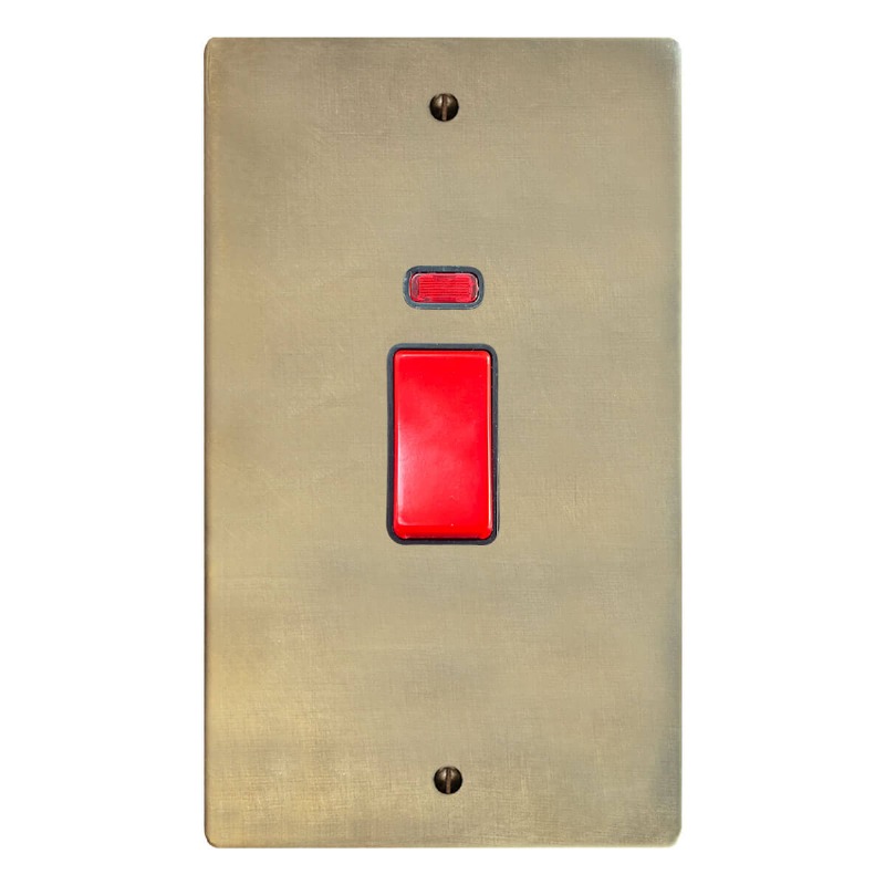 Victorian Vertical Cooker Switch Antique Satin Brass - Broughtons ...
