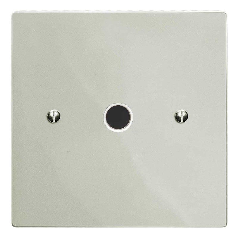 Victorian Flex Outlet Polished Nickel - Broughtons Lighting & Ironmongery