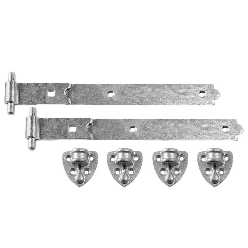 Heavy Reversible Hinge Set 14" Galvanised Steel - Broughtons Lighting ...