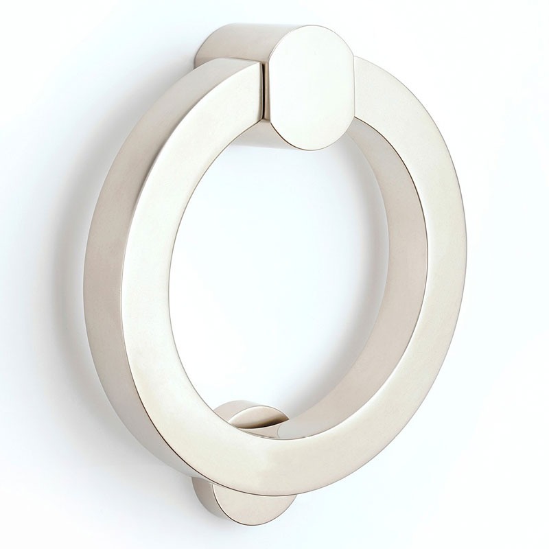 Aston Smooth Ring Door Knocker Polished Chrome - Broughtons Lighting & Ironmongery