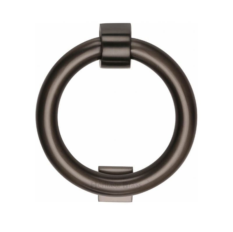Heritage K1270 Ring Door Knocker Matt Bronze - Broughtons Lighting ...