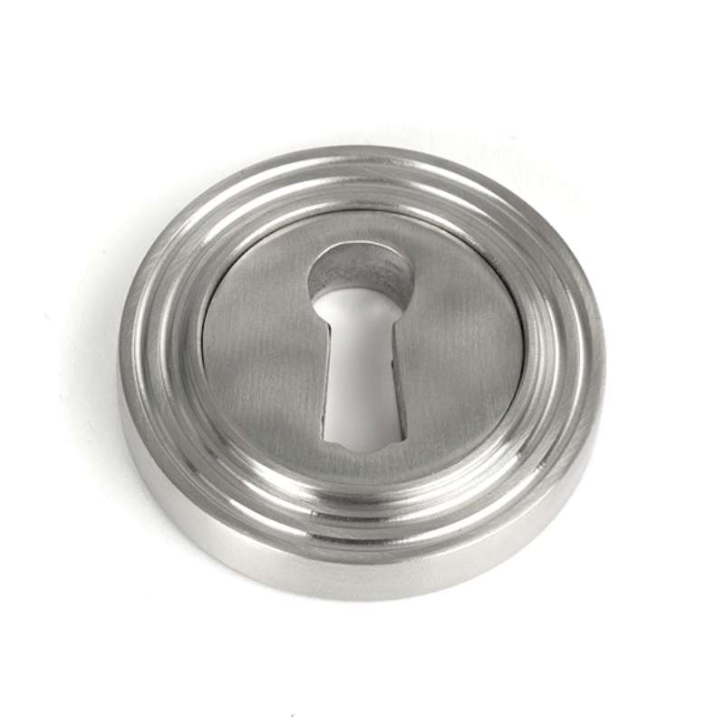From The Anvil Round Escutcheon Beehive Satin 316 Stainless Steel ...