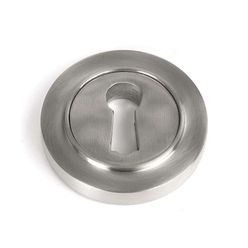 From The Anvil Round Escutcheon Plain Satin 316 Stainless Steel ...