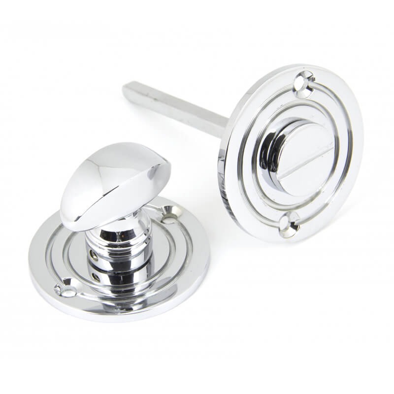 From The Anvil Round Bathroom Thumb Turn & Release Polished Chrome ...