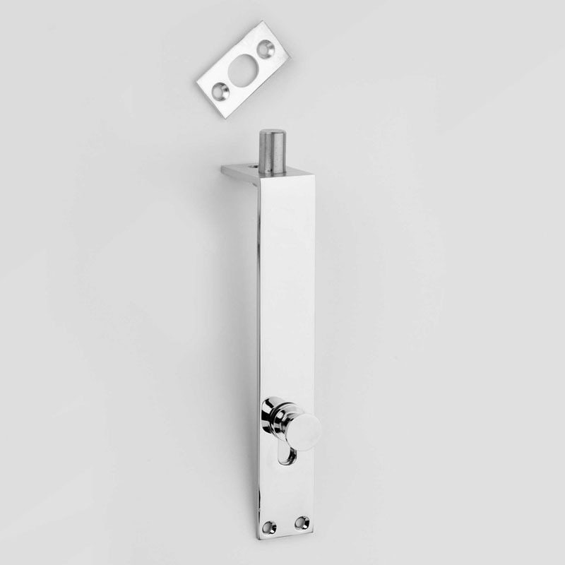Aston Slide Bolt 229mm Polished Chrome - Broughtons Lighting & Ironmongery