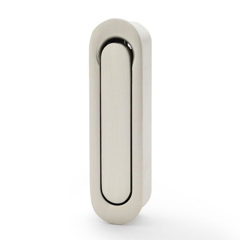 Sliding Door Radius Edge Pull Satin Nickel - Broughtons Lighting ...