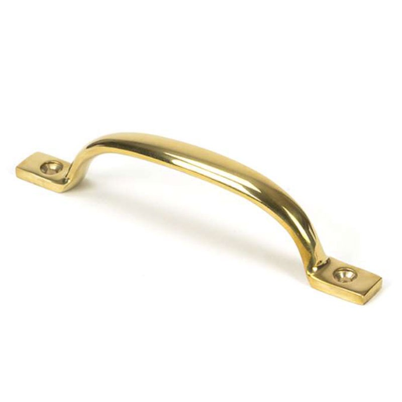 From The Anvil Slim Sash Pull Polished Brass - Broughtons Lighting ...