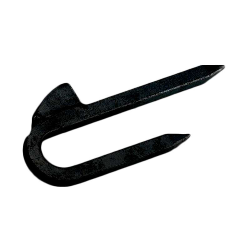 Field Gate Spring Fastener Staple Catch Only Double Leg Black Steel ...