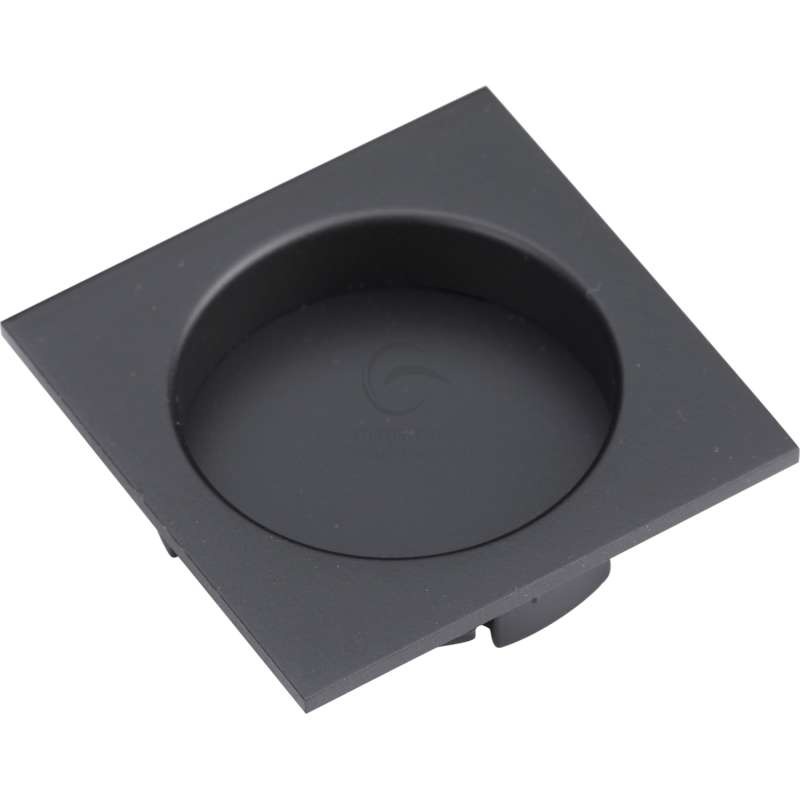 Heritage Square Flush Door Pull SQ2327 Matt Black - Broughtons Lighting ...