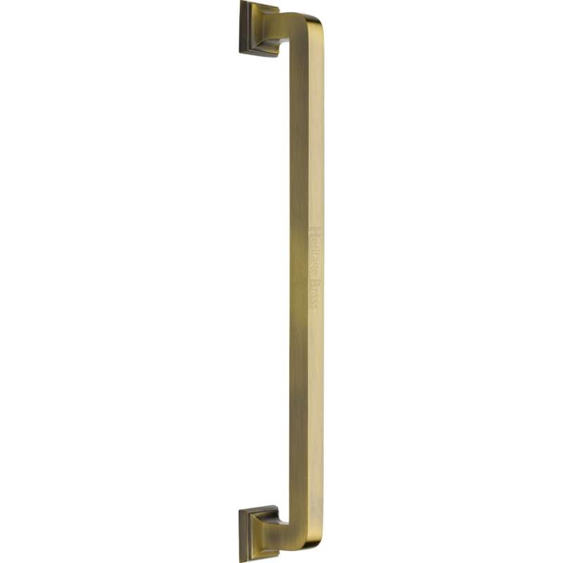 Heritage Square Vintage Pull Handle V1964 338mm Antique Brass ...