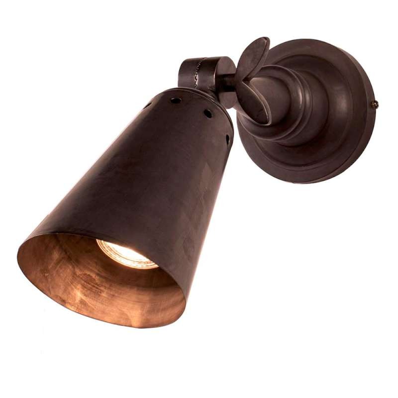 Steamer Single Adjustable Wall Light Antique - Broughtons Lighting ...