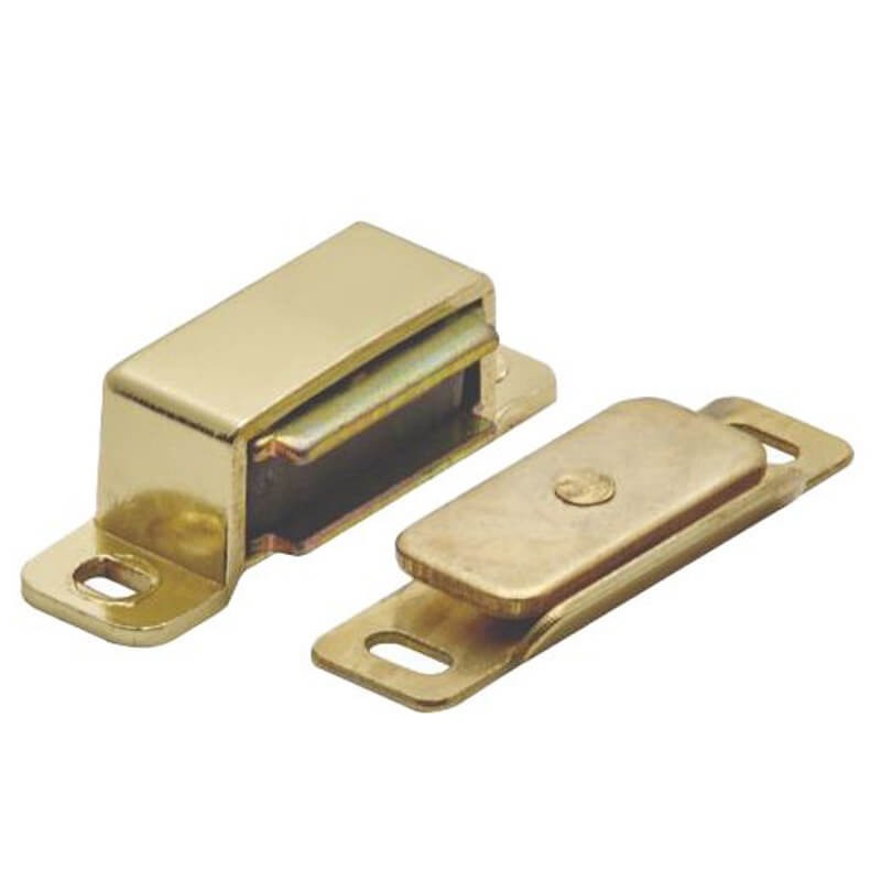 Superior Steel Magnetic Catch 3.5kg Pull Electro Brassed - Broughtons ...