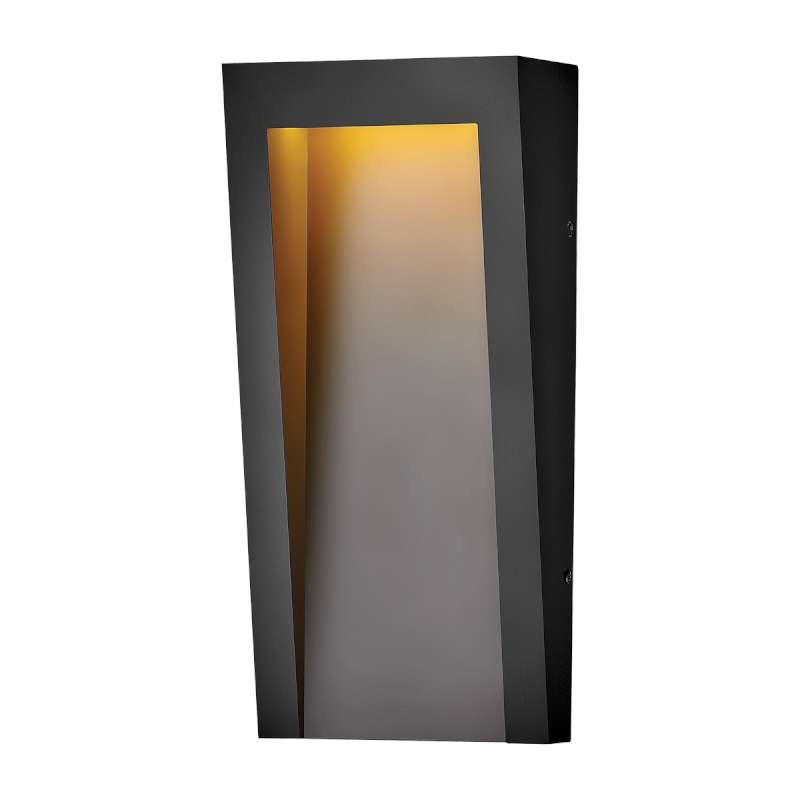 Hinkley Taper Medium LED Flush Wall Light Black - Broughtons Lighting ...