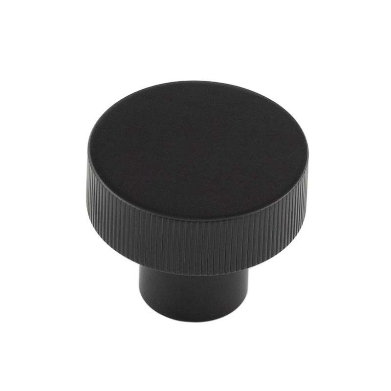 Thaxted Cabinet Knob 30mm Black - Broughtons Lighting & Ironmongery