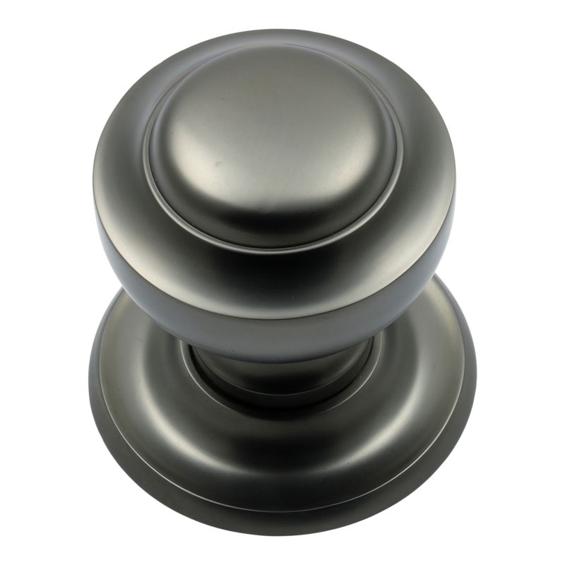 Tiered Centre Door Knob 3" Dark Bronze - Broughtons Lighting & Ironmongery