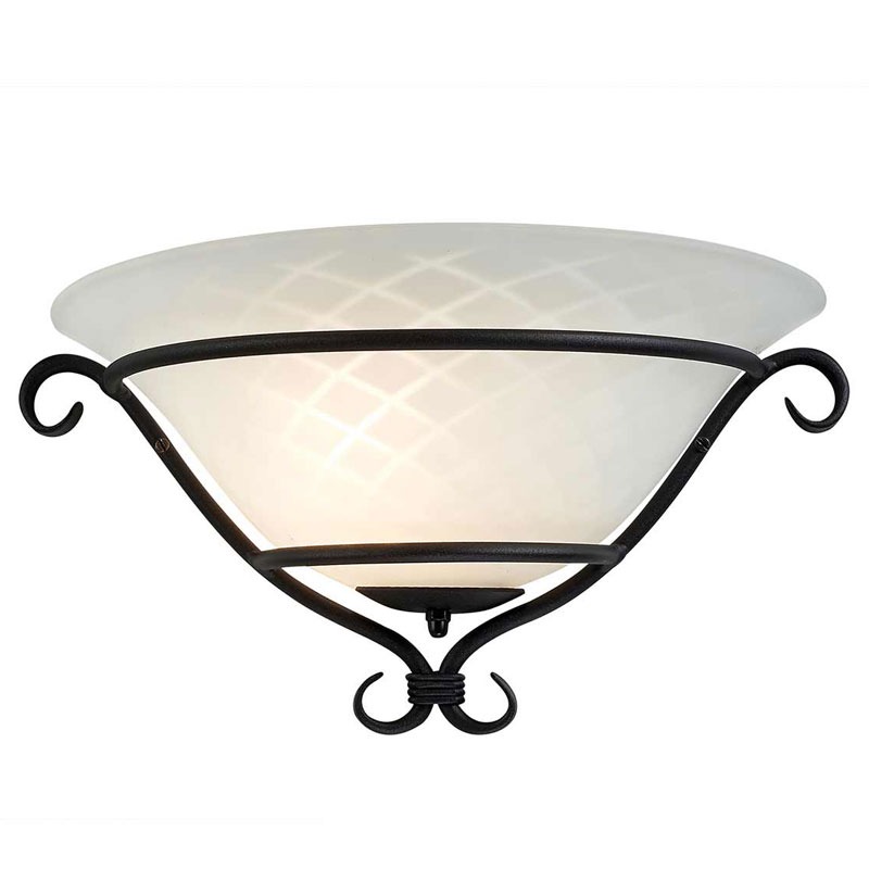 Elstead Torchiere Wall Light Black - Broughtons Lighting & Ironmongery