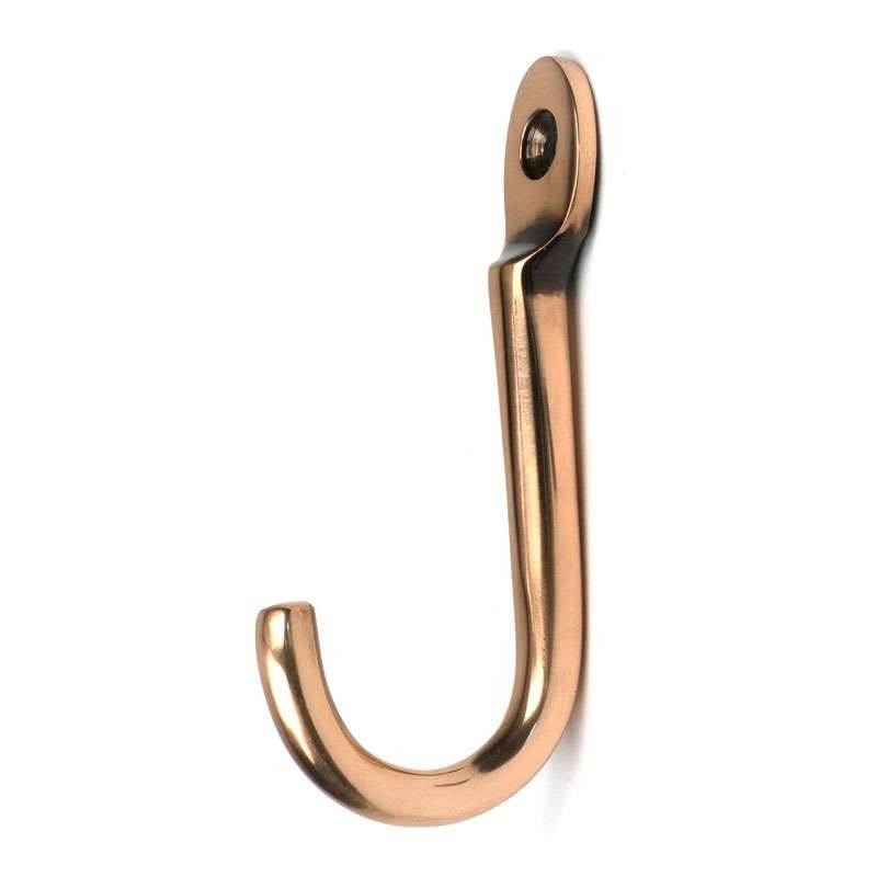 From The Anvil Traditional Coat Hook Polished Bronze - Broughtons ...
