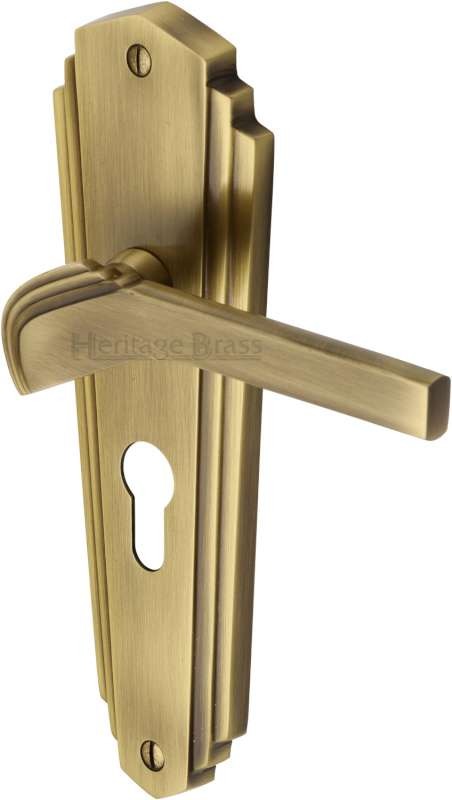 Heritage Waldorf WAL6548 Euro Handles Antique Brass - Broughtons ...