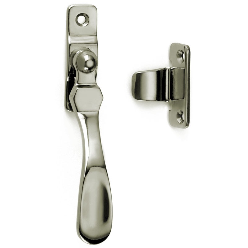 Wedge Window Handle Polished Nickel - Broughtons Lighting & Ironmongery