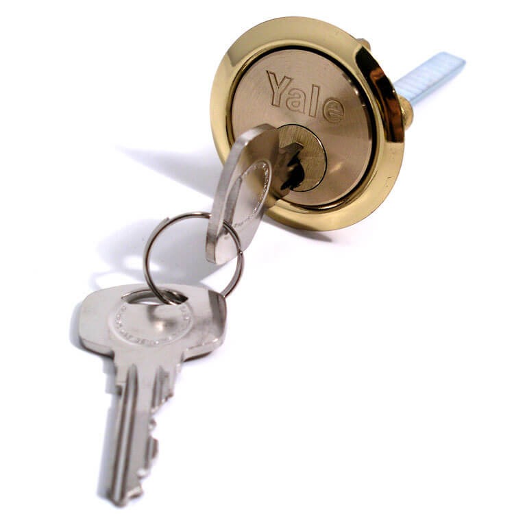 Yale 1109 Replacement Cylinder Polished Brass - Broughtons Lighting ...