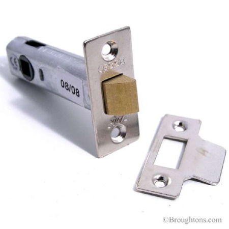 Legge Mortice Door Latch 2.1/2" Nickel - Broughtons Lighting & Ironmongery