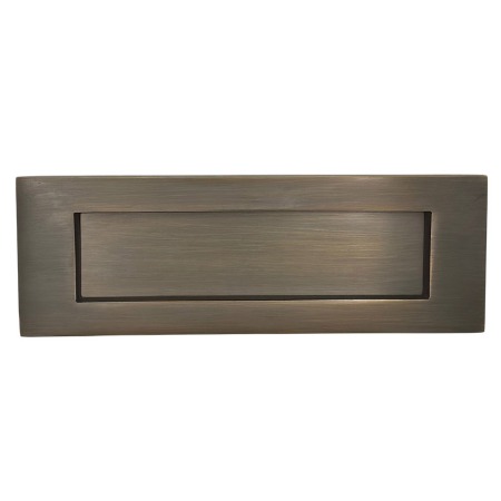 Croft Letter Plate 1635 12" x 4.25" Antique Brass - Broughtons Lighting ...