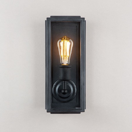London Wall Lamp Slim Black - Broughtons Lighting & Ironmongery
