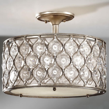 Feiss Lucia Semi Flush Ceiling Light - Broughtons Lighting & Ironmongery
