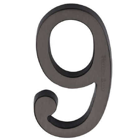 Heritage House Number 9 C1564 Matt Bronze - Broughtons Lighting ...