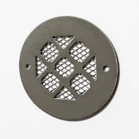 Plain Circular 3" Air Vent Cover Satin Stainless Steel - Broughtons ...