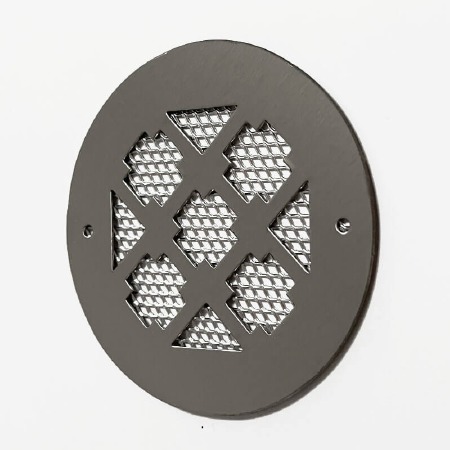 Plain Circular 4" Air Vent Cover Satin Stainless Steel - Broughtons ...