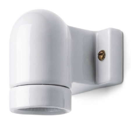 Porcelain Angle Wall Light White - Broughtons Lighting & Ironmongery
