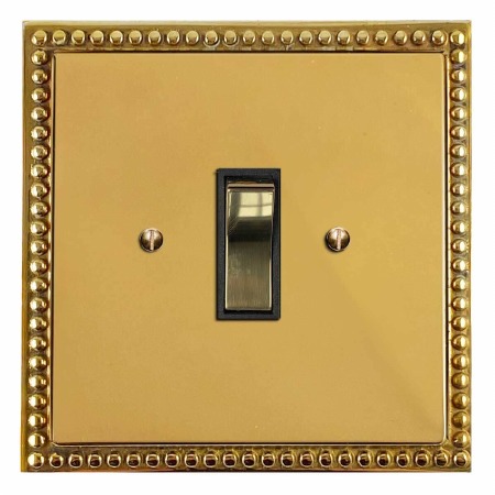 Regency Dolly Switch 1 Gang Polished Brass Unlacquered - Broughtons ...