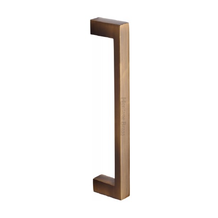 Heritage Pull Handle V2056 Antique Brass - Broughtons Lighting & Ironmongery