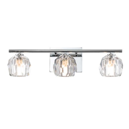 Quintiesse Regalia Triple Bathroom Wall Light Polished Chrome ...