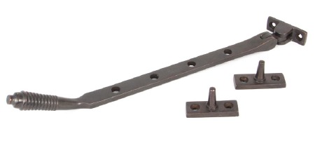 From The Anvil Reeded Window Stay Aged Bronze 10" - Broughtons Lighting ...
