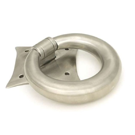 From The Anvil Ring Door Knocker Satin 316 Stainless Steel - Broughtons ...