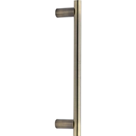 Heritage Round Bar Pull Handles V2059 336mm Antique Brass - Broughtons ...