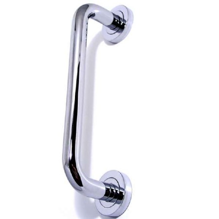 Round Bar Pull Handle Polished Chrome - Broughtons Lighting & Ironmongery