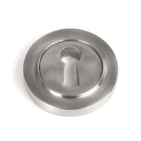 From The Anvil Round Escutcheon Plain Satin 316 Stainless Steel ...