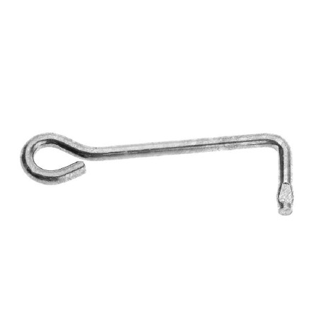 Round Gate Drop 6" Galvanised Steel - Broughtons Lighting & Ironmongery