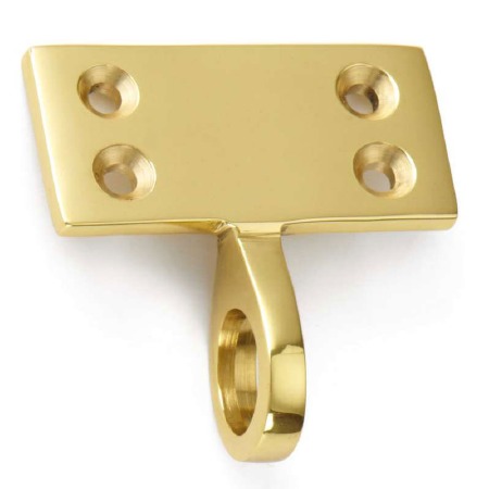 Sash Window Eye Lift Polished Brass Unlacquered - Broughtons Lighting ...