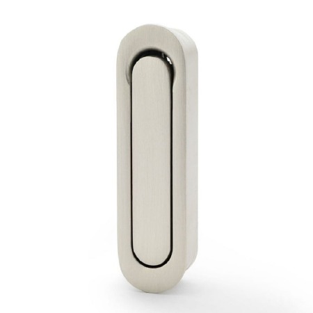 Sliding Door Radius Edge Pull Satin Nickel - Broughtons Lighting ...